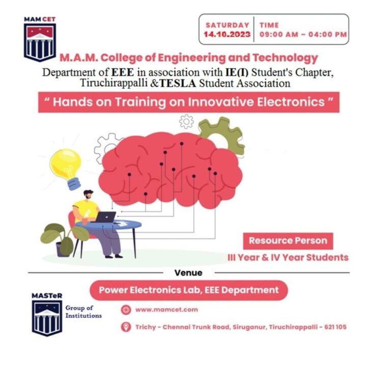 Electrical and Electronics Engineering - MAMCET