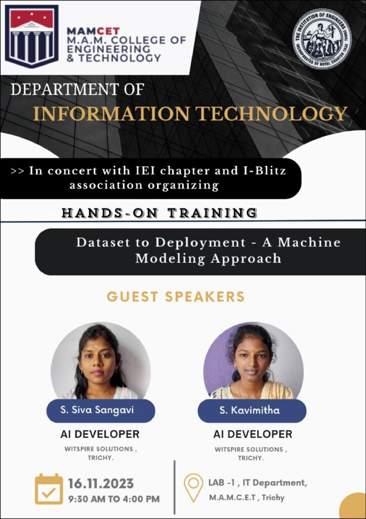 Information Technology - MAMCET